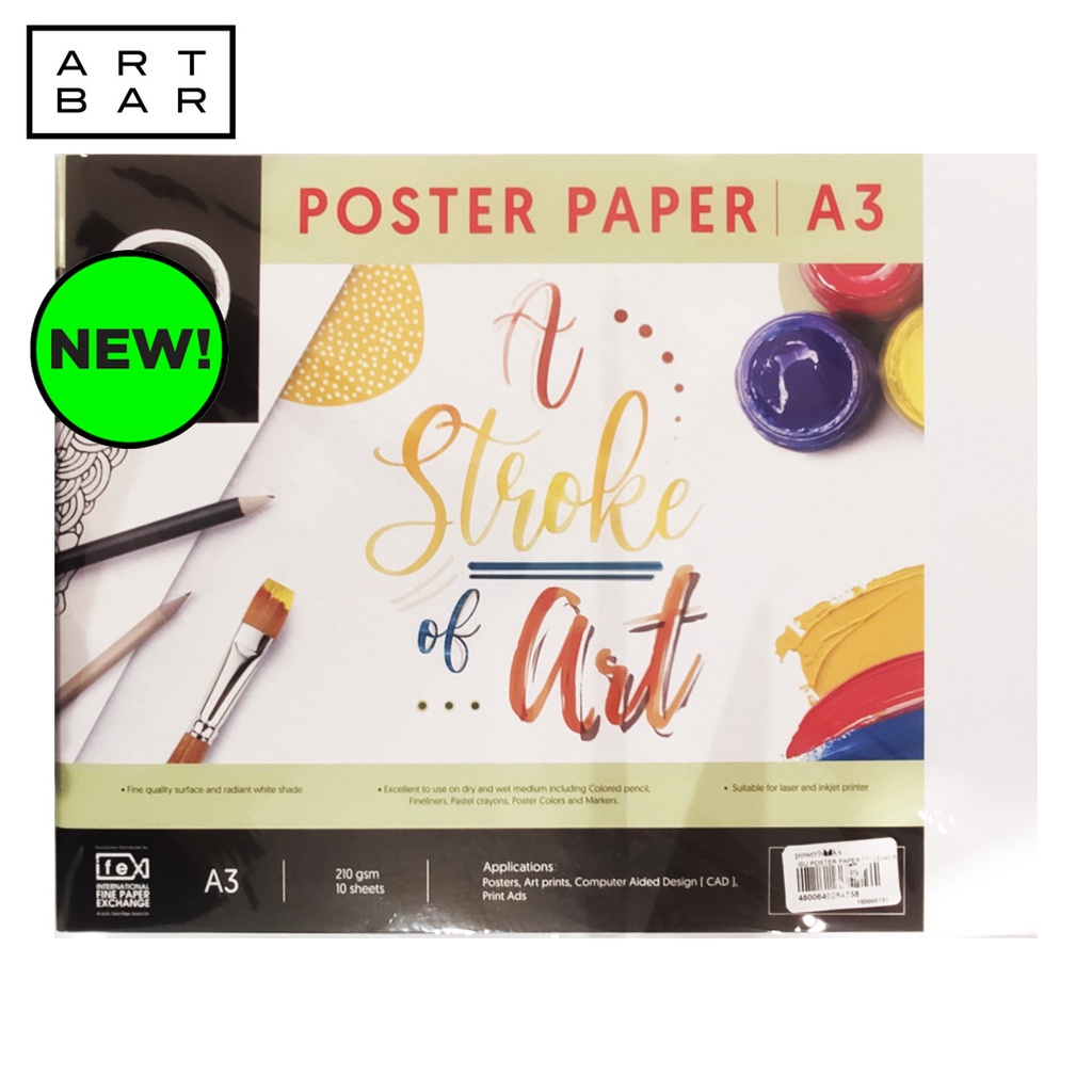 Isu Poster Paper 03028340 A3 10 Sheets 210 gsm - Art Bar PH | Shopee ...