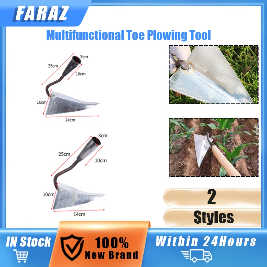 Agricultural manganese steel Triangle Hoe for ditching loosening soil ...