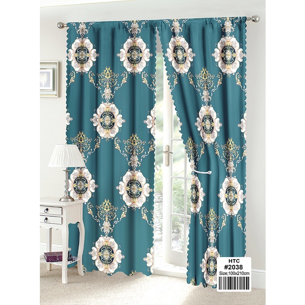 2170 Curtain New Gold Beige Brown Curtain Design Kurtina 100x210cm Home ...