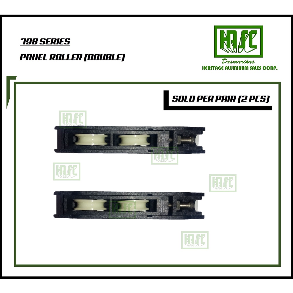798 Series Panel Roller Double (sold per pair / 2pcs) for Aluminum ...