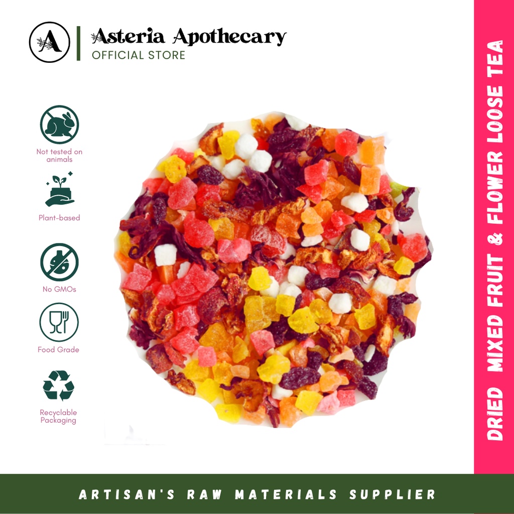 Dried Flower & Fruit Tea Blend | Herbal Tea | Tisanes | Leaf Tea 500g ...