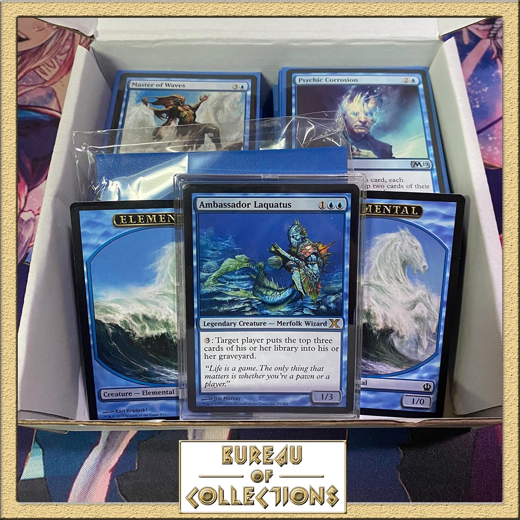 [MTG] Ambassador Laquatus, Merfolk Mill Commander Deck (Constructed ...