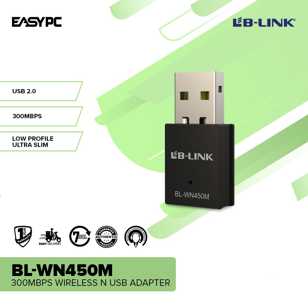 EasyPC | LB-Link BL-WN450M 300Mbps Wireless N Low Profile Ultra Slim ...
