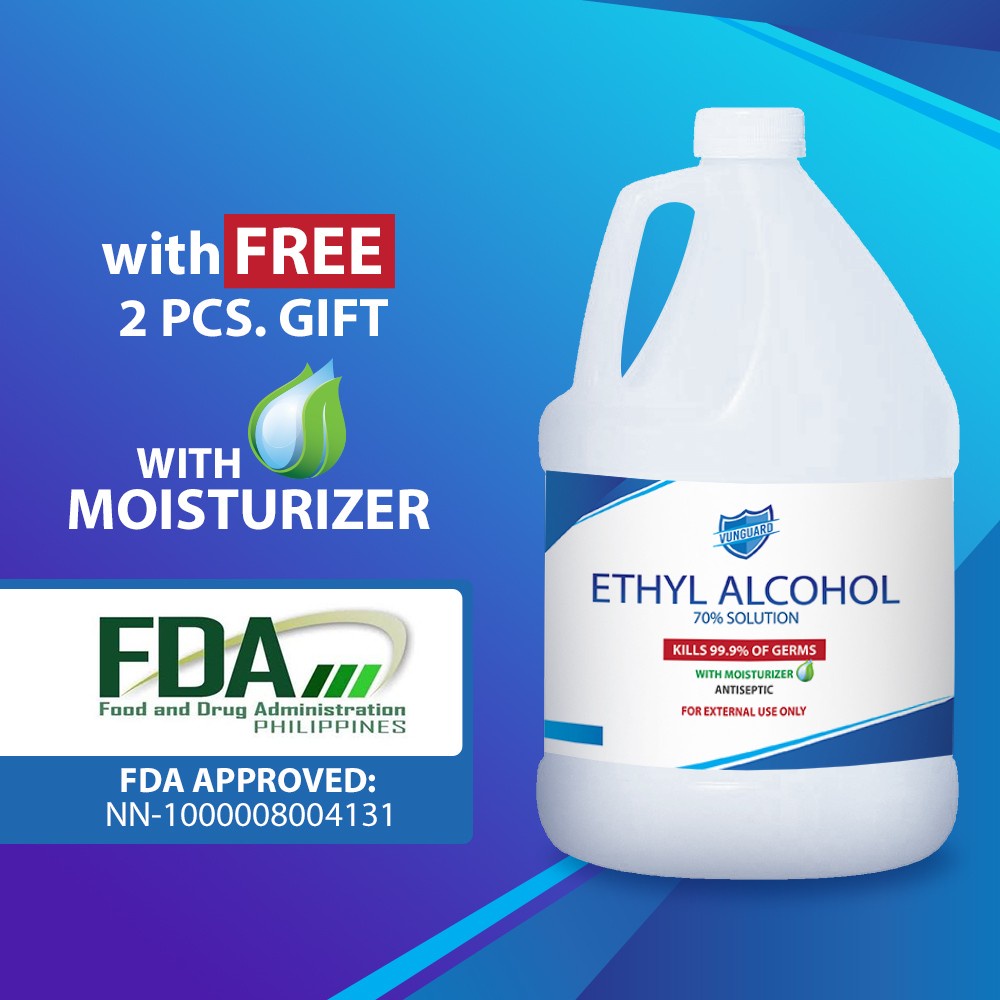 70% ETHYL ALCOHOL DISINFECTANT ANTISEPTIC 1 GALLON | Shopee Philippines