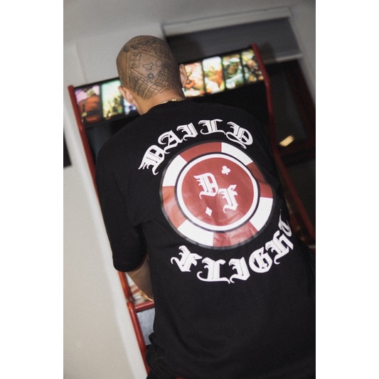 DAILY FLIGHT Chips in Black Tee (Authentic) (Legit) (Original) | Shopee ...