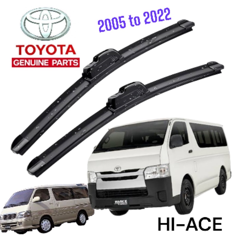 toyota hi-ace wiper blades banana type 2005 to 2022 model high quality ...