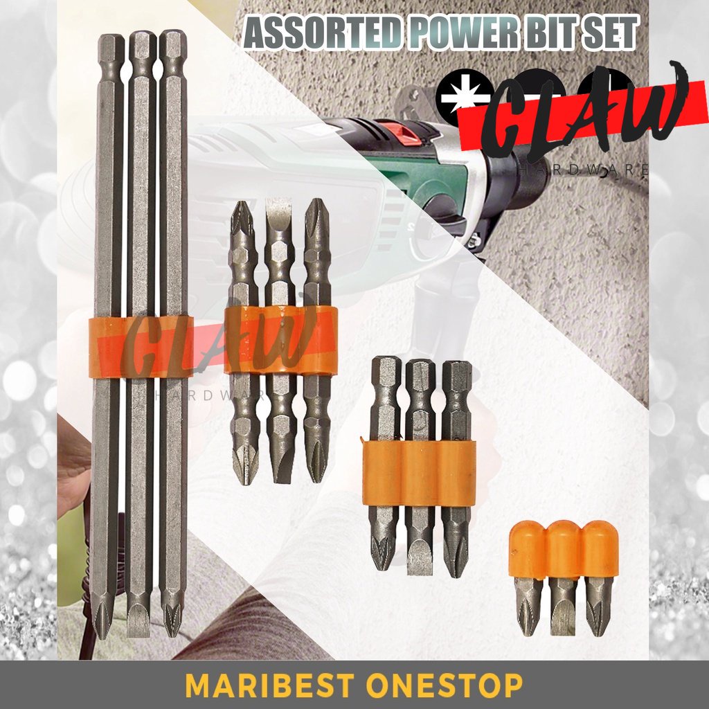 12PCS DRILL BIT SET Screwdriver Set Screw Driver Power Bits Magnetic Screwdriver Drill Bit ...