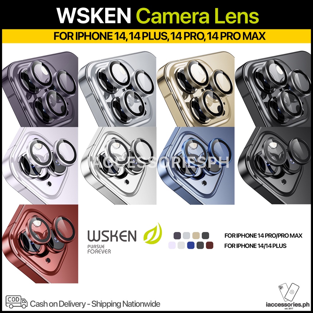 WSKEN Camera Lens Protector for iPhone 14 Pro 14 Pro 14 Plus Max HD ...