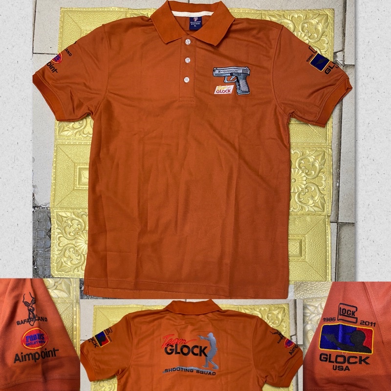 Glock Rust Color Polo Shirt | Shopee Philippines