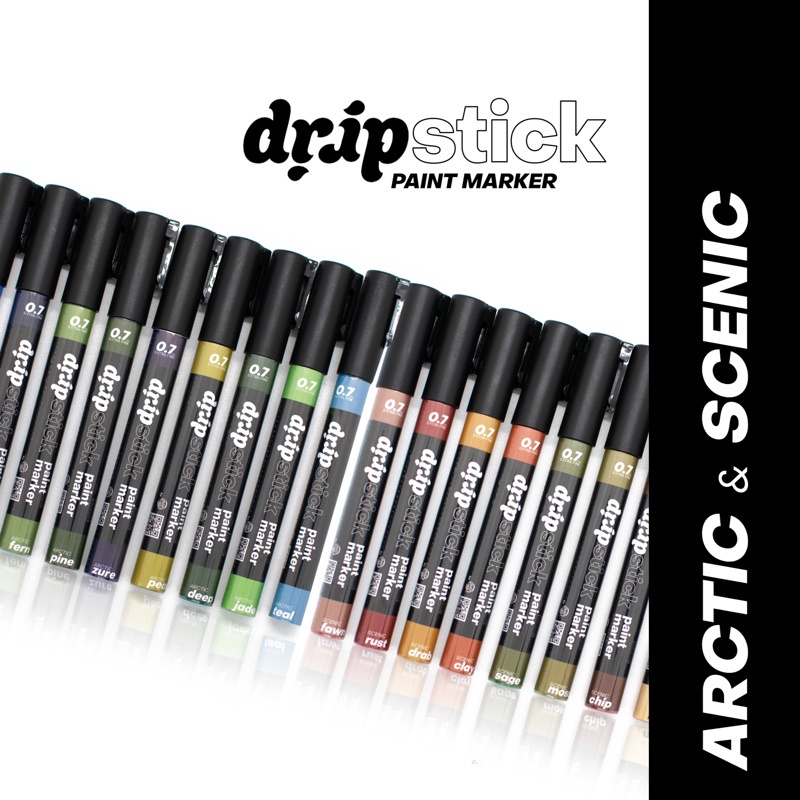 Dripstick Paint Markers ( Refillable ) - ARCTIC & SCENIC Colors , Drip ...