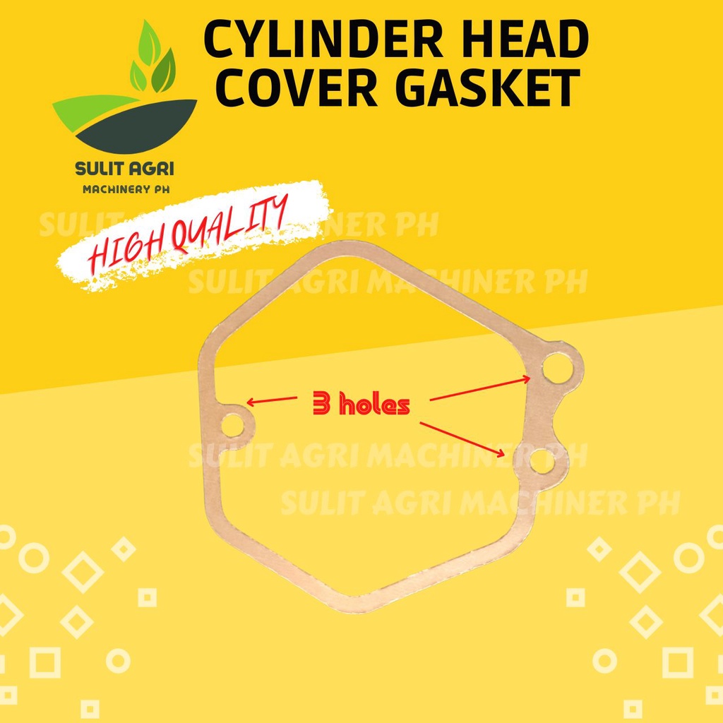 186F 10/12hpCylinder Head Cover Gasket Yamma Kingstone Hakata Shinmax ...