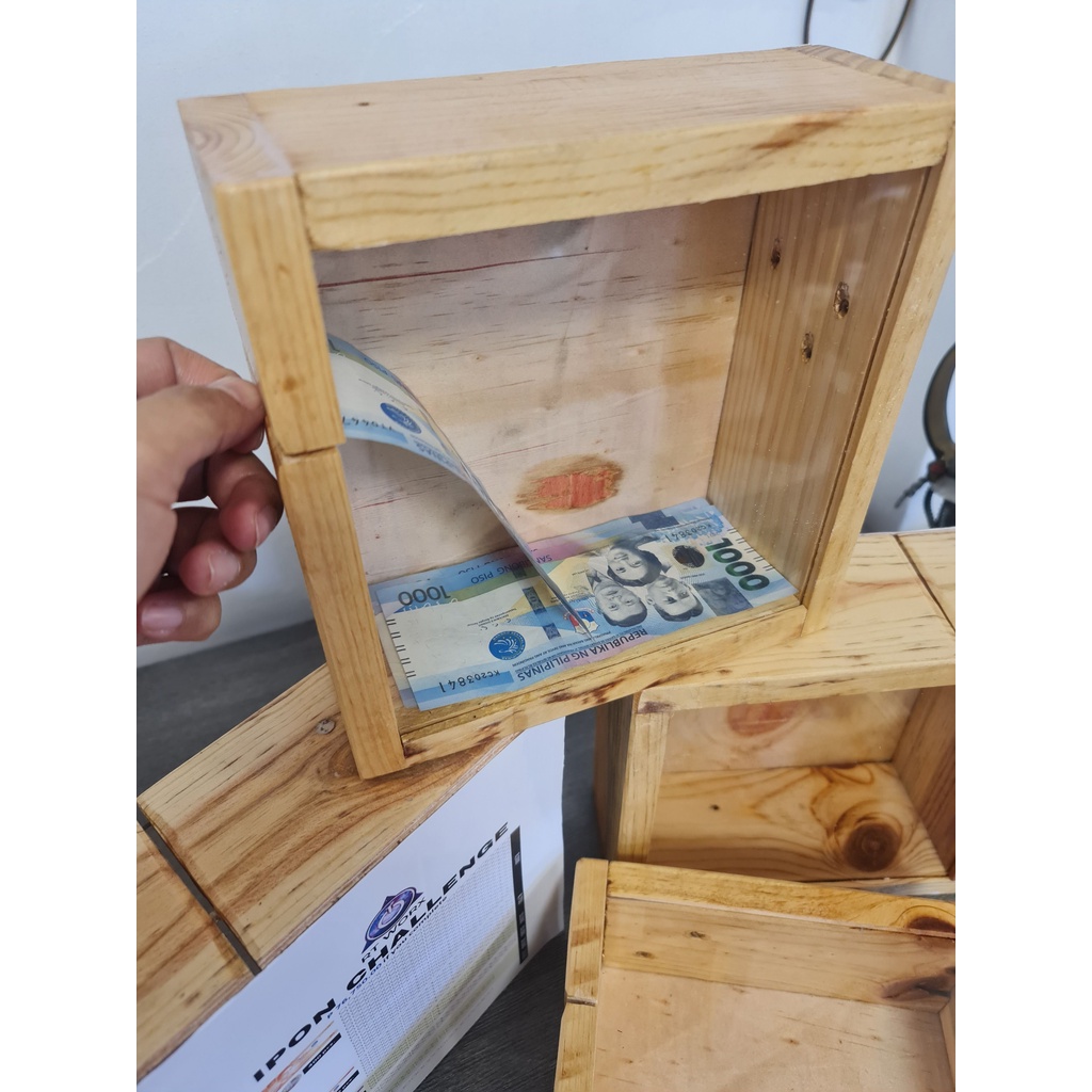 REUSABLE Alkansya with Peso Sense Ipon Challenge | Shopee Philippines