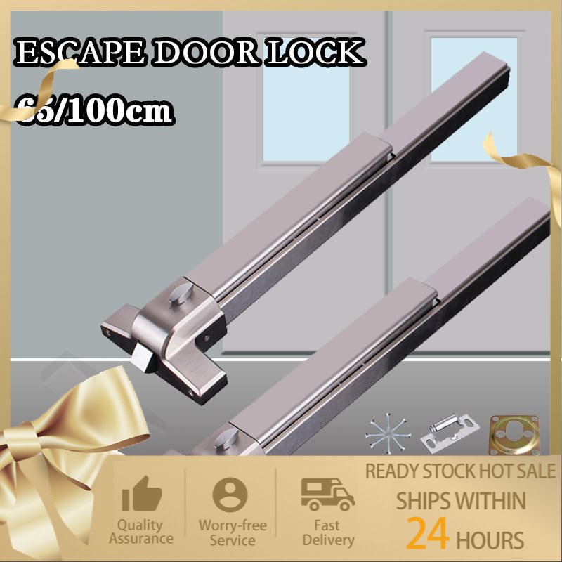 65cmStainless Steel Safety Door Escape Lock Fire Rated Push Edge ...