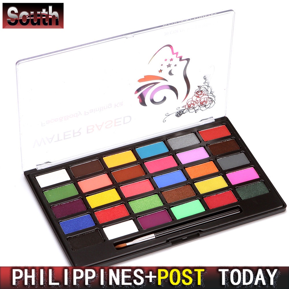 Interesting Face paint 30 Colors Non-toxic Water Based Paint Face Body ...