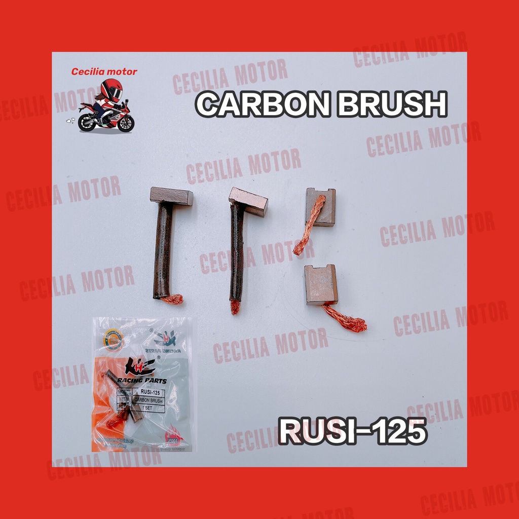 MOTORCYCLE CARBON BRUSH FOR XRM MIO SPORTY M3 STX TMX RUSI-125/150 WAVE ...