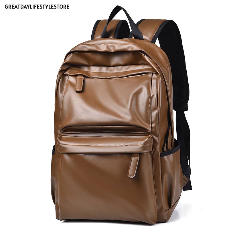 Synthetic Leather Backpack v3.0 | Shopee Philippines