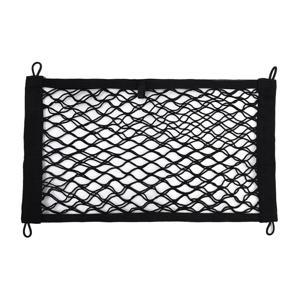 Car Rear Trunk Storage Net Bag Elastic String Double Layer Net Bag High ...
