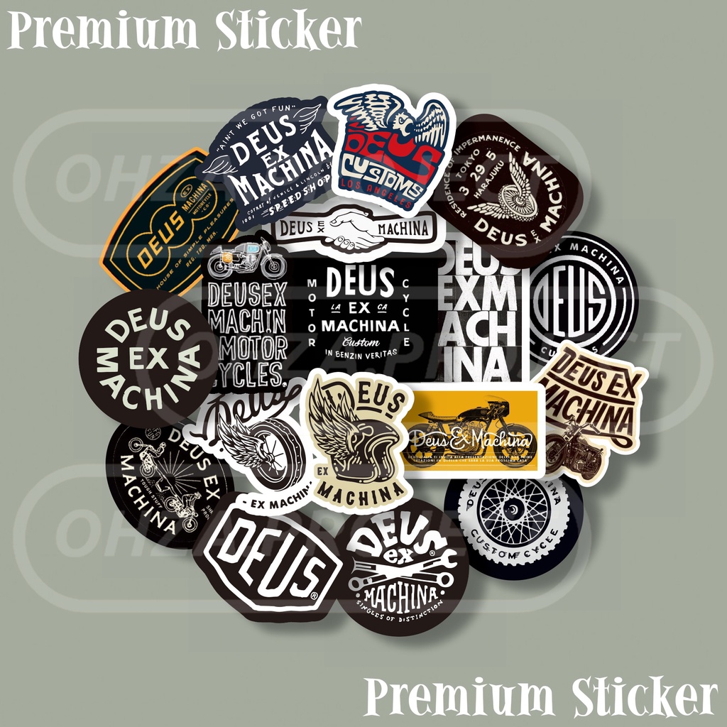 STICKER BRAND DEUS EX MACHINA SERIES CUSTOM STICKER TUMBLR CASE ...