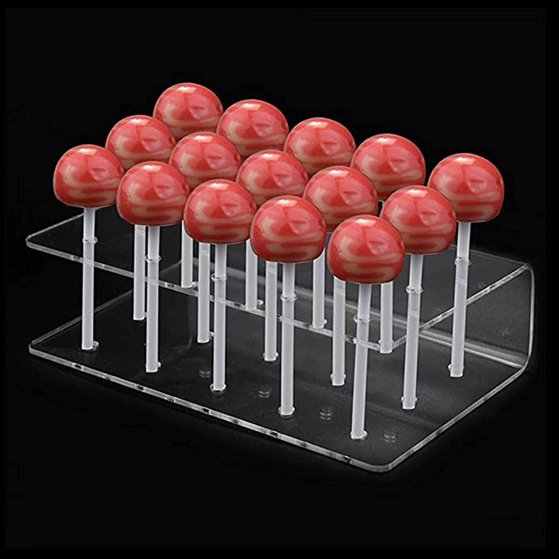 Acrylic Lollipop Stand 15 holes transparent candy Stand Display display ...