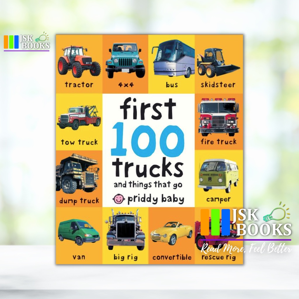 PREMIUM First 100 Trucks And Things That Go by Roger Priddy Hardcover ...