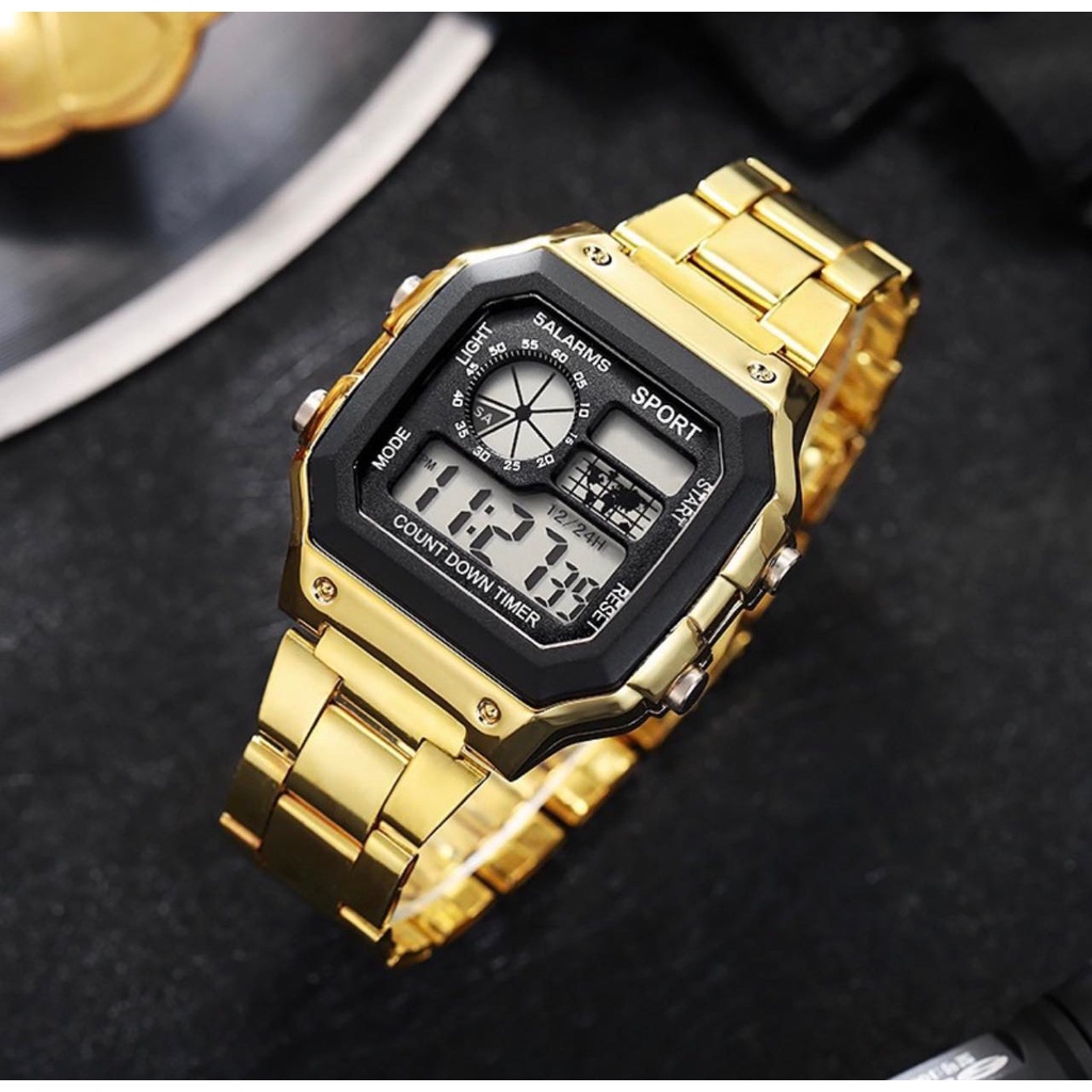 New Modern Japan Vintage Style Men's Unisex Watch Relo Led Light ...