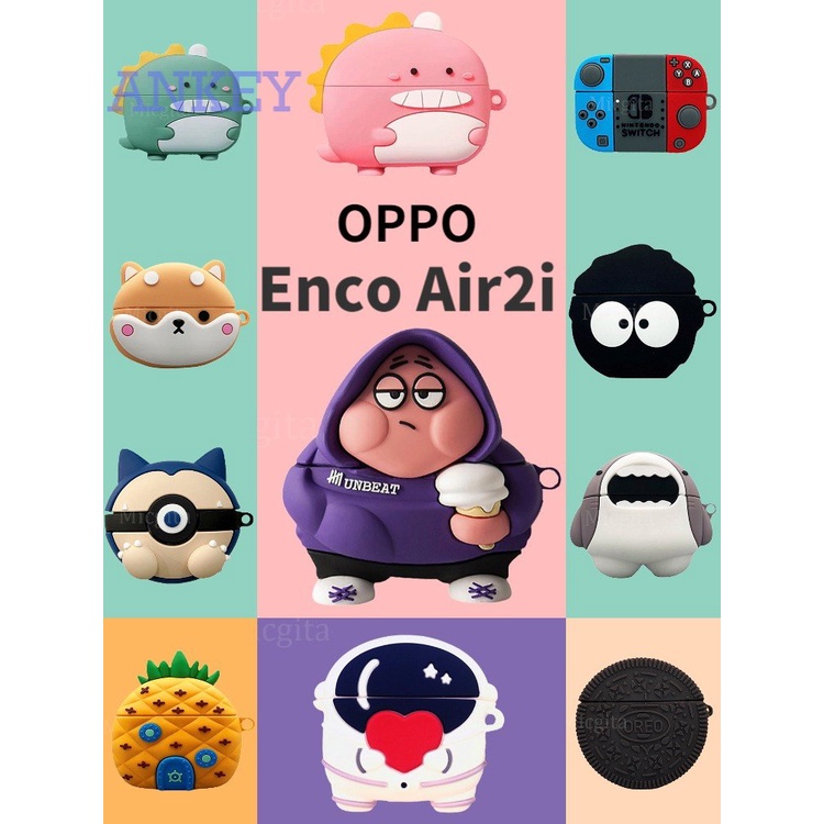 OPPO Enco Air 2i Case Protective Cartoon Air2i ETE42 Bluetooth Headset ...