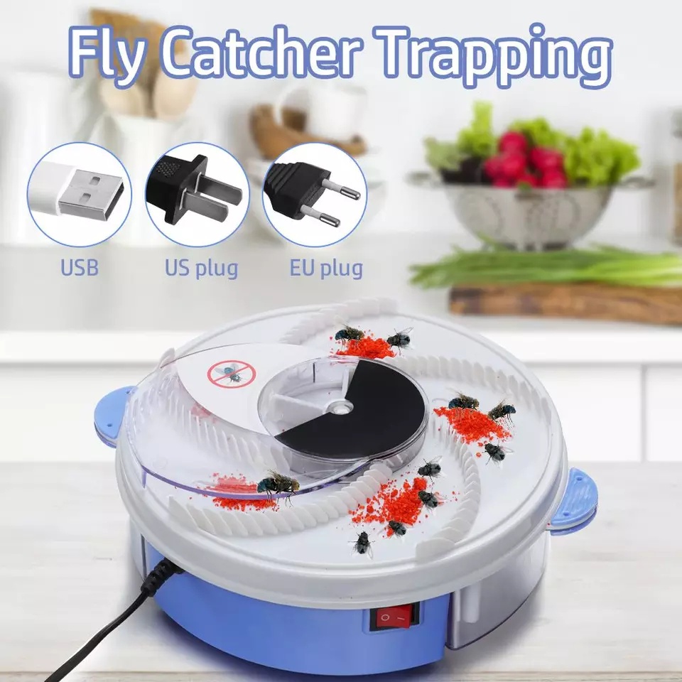 USB Automatic Flies Killer Fly Trap Indoor Outdoor Electric Killer ...