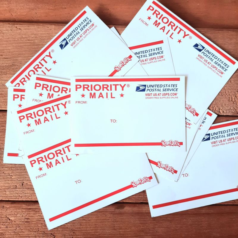 PRIORITY MAIL / USPS stickers | Shopee Philippines