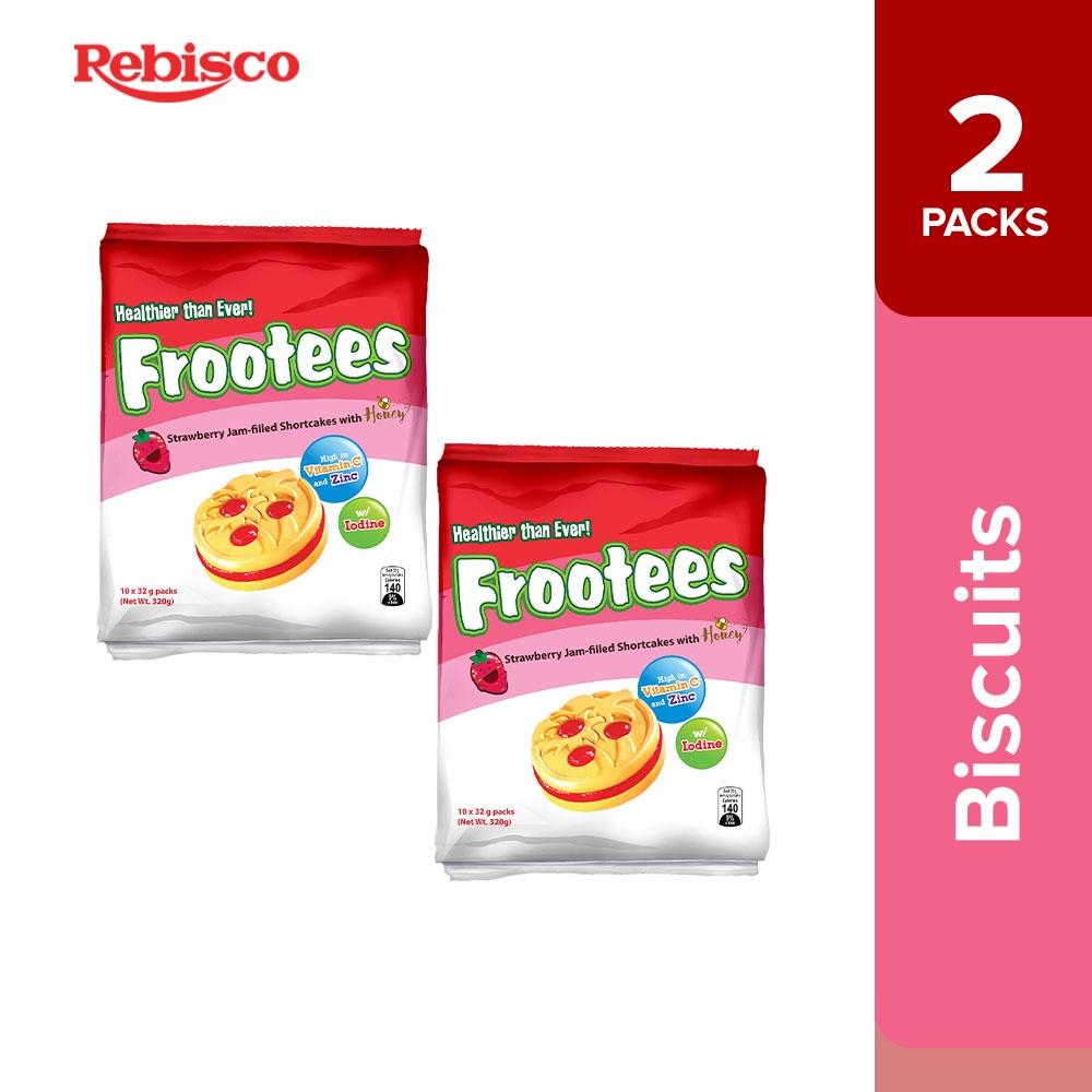 Frootees Strawberry Cookie Sandwich 32g (Set of 2) | Shopee Philippines