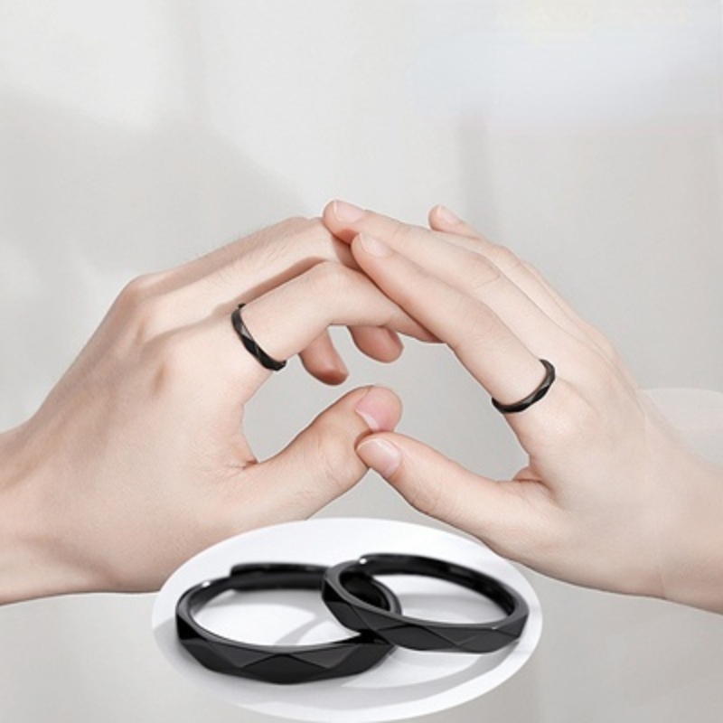 Multi-Section Adjustable Matching Geometric Rings/Couple Engagement ...