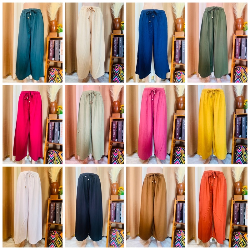 SQUARE PANTS WIDE LEG PALAZZO BOHO SQUAREPANTS SUMMERPANTS ANY ...