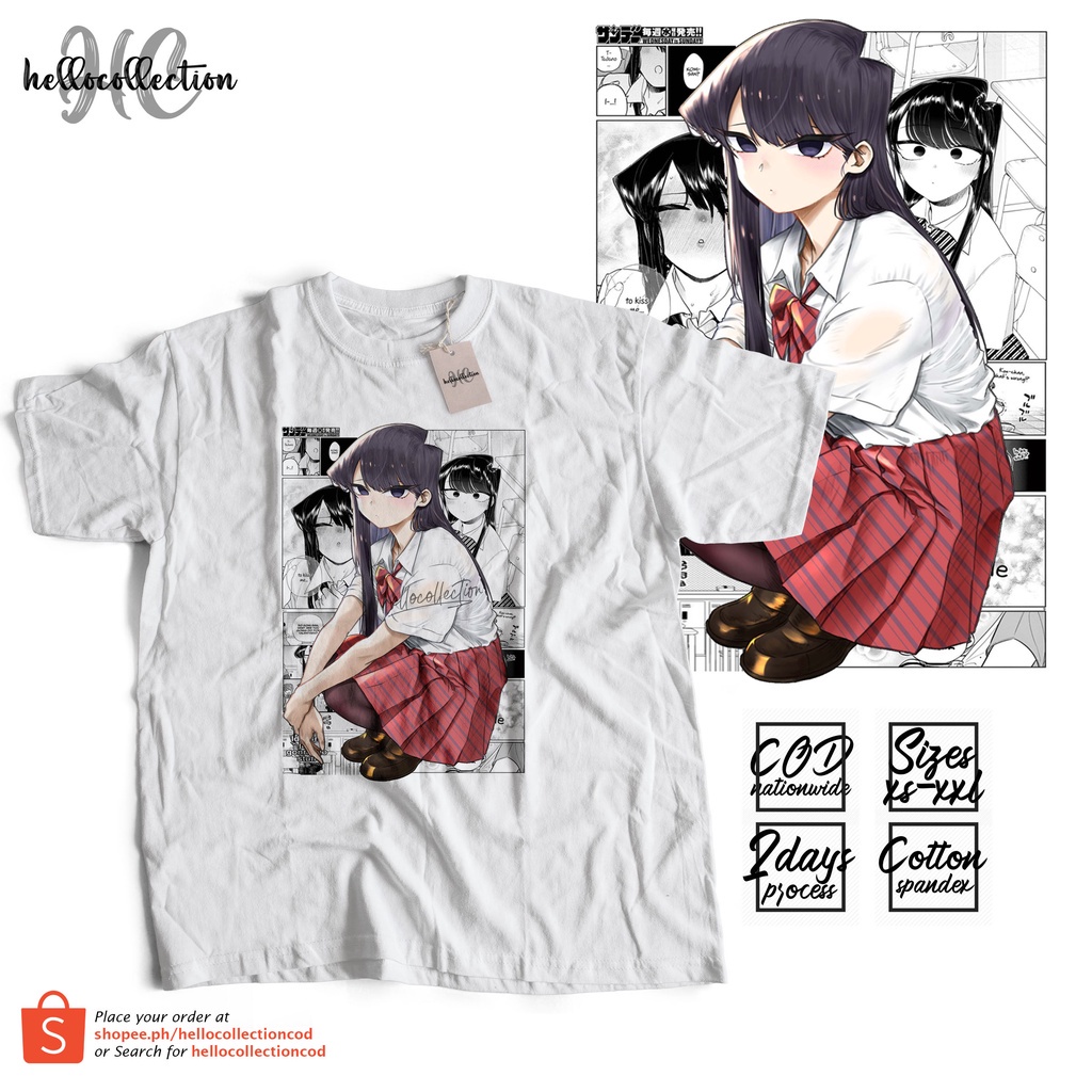 Komi Can't Communicate 02 Anime Shirt hellocollectioncod | Shopee ...