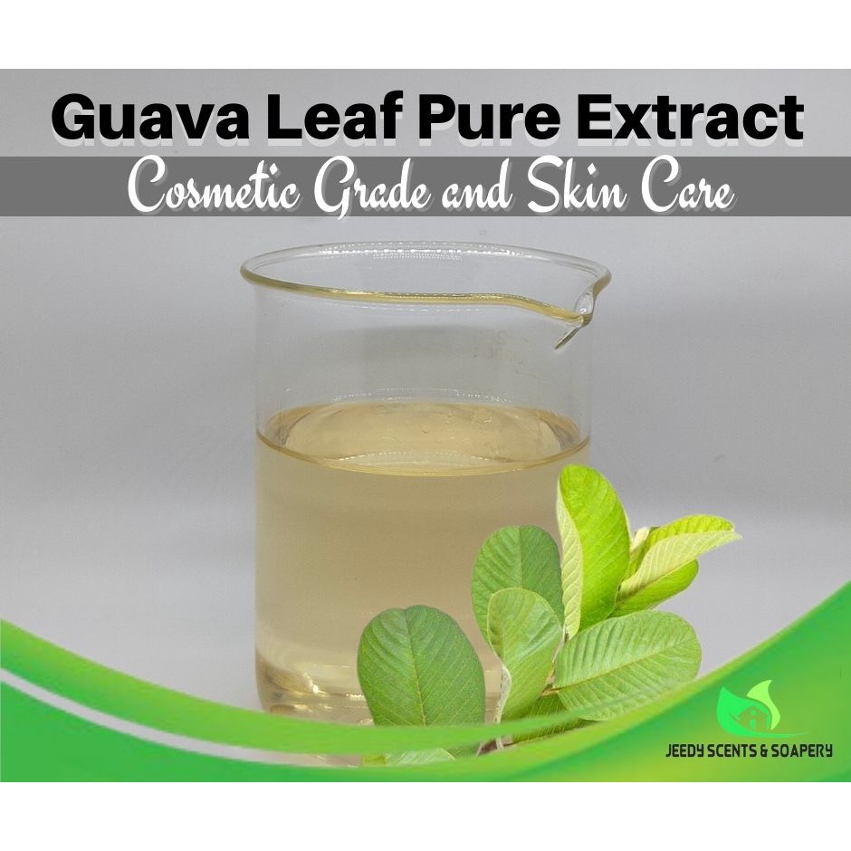 Guava Leaf Liquid Pure Extract (Cosmetic Grade and Skin Care) | Shopee ...
