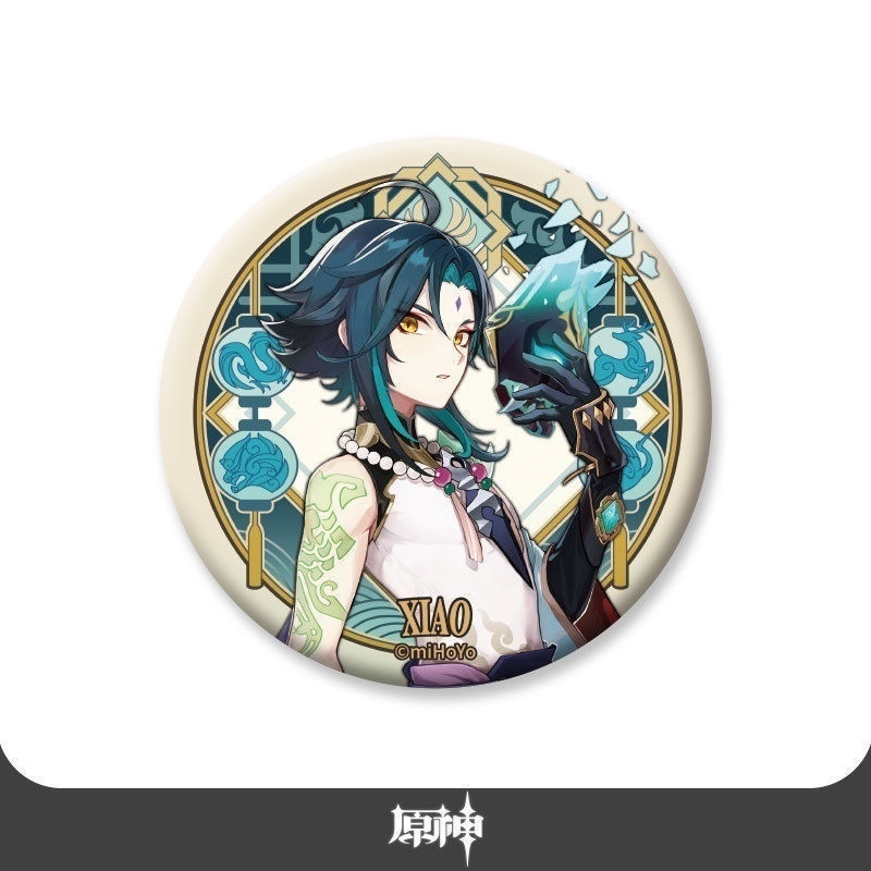 Game Genshin Impact Xiao Kaedehara Character Pin Badge Cosplay Cute ...