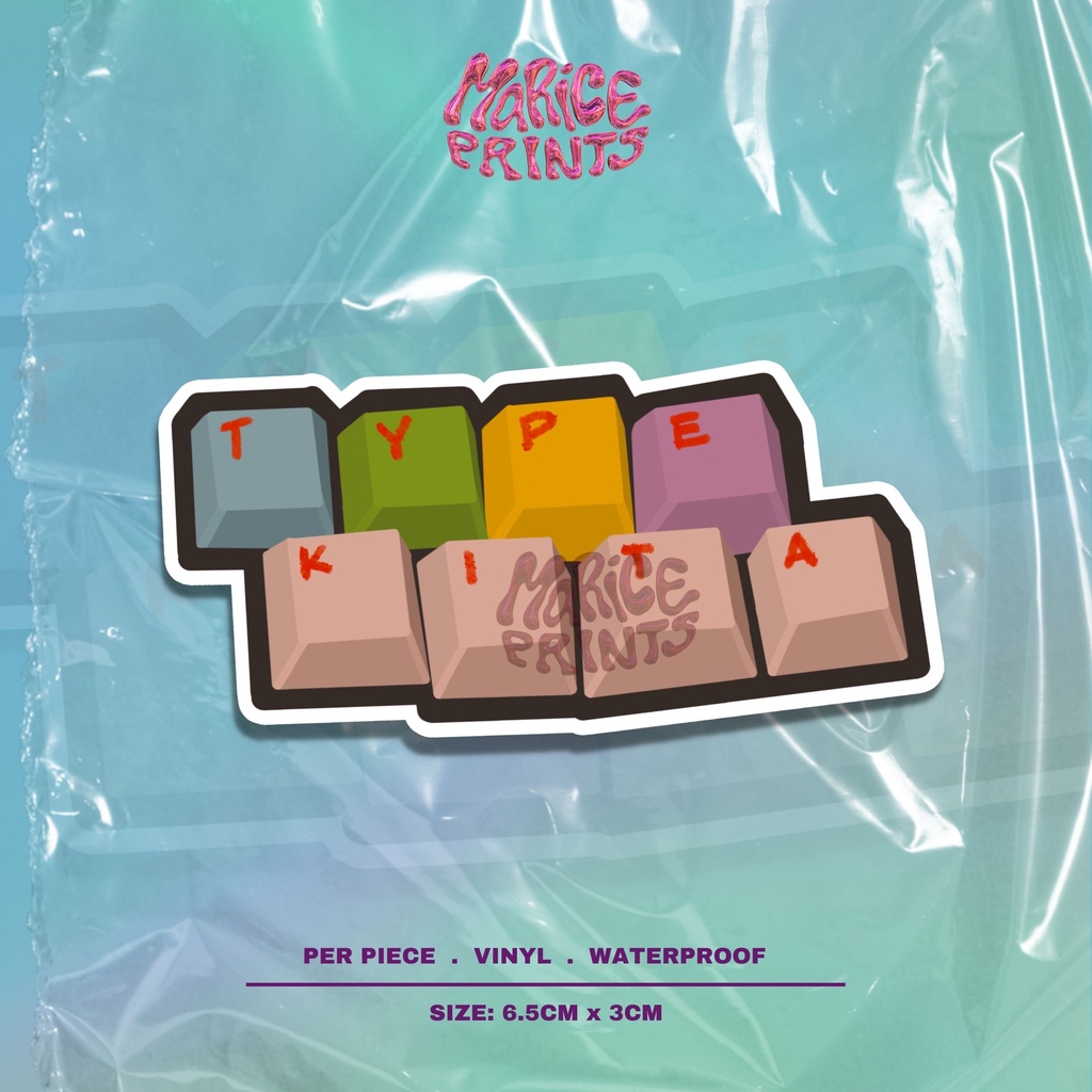 Type Kita Vinyl Waterproof Sticker | Filipino Pinoy Stickers by Marice ...