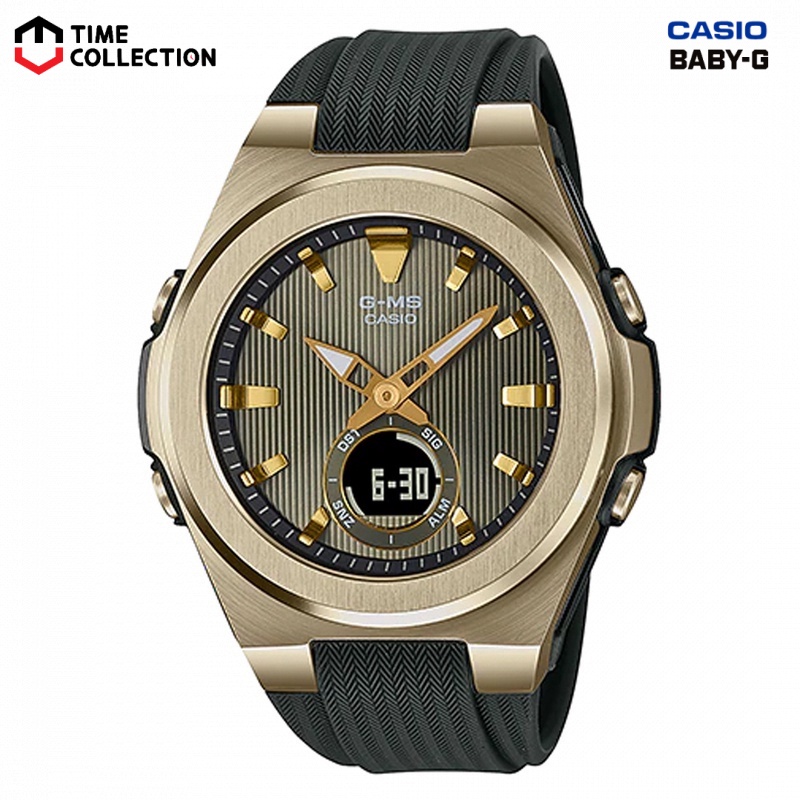 Casio Baby-g MSG-C150G-3A Digital Analog Rubber Strap Watch For Women ...