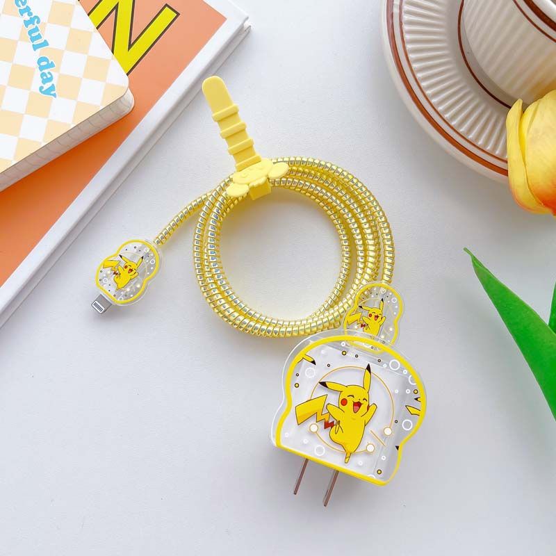 Character Charger Cable Protector Pooh Pompompurin Spongebob Pikachu ...