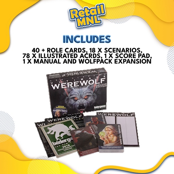Retailmnl One Night Ultimate Werewolf Deluxe Edition Card Games Kids ...