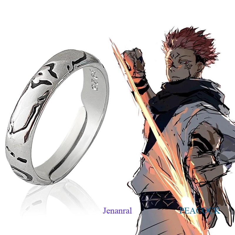 Jenanral Anime Jujutsu Kaisen Okkotsu Yuta Cosplay Ring Prop Jewelry ...