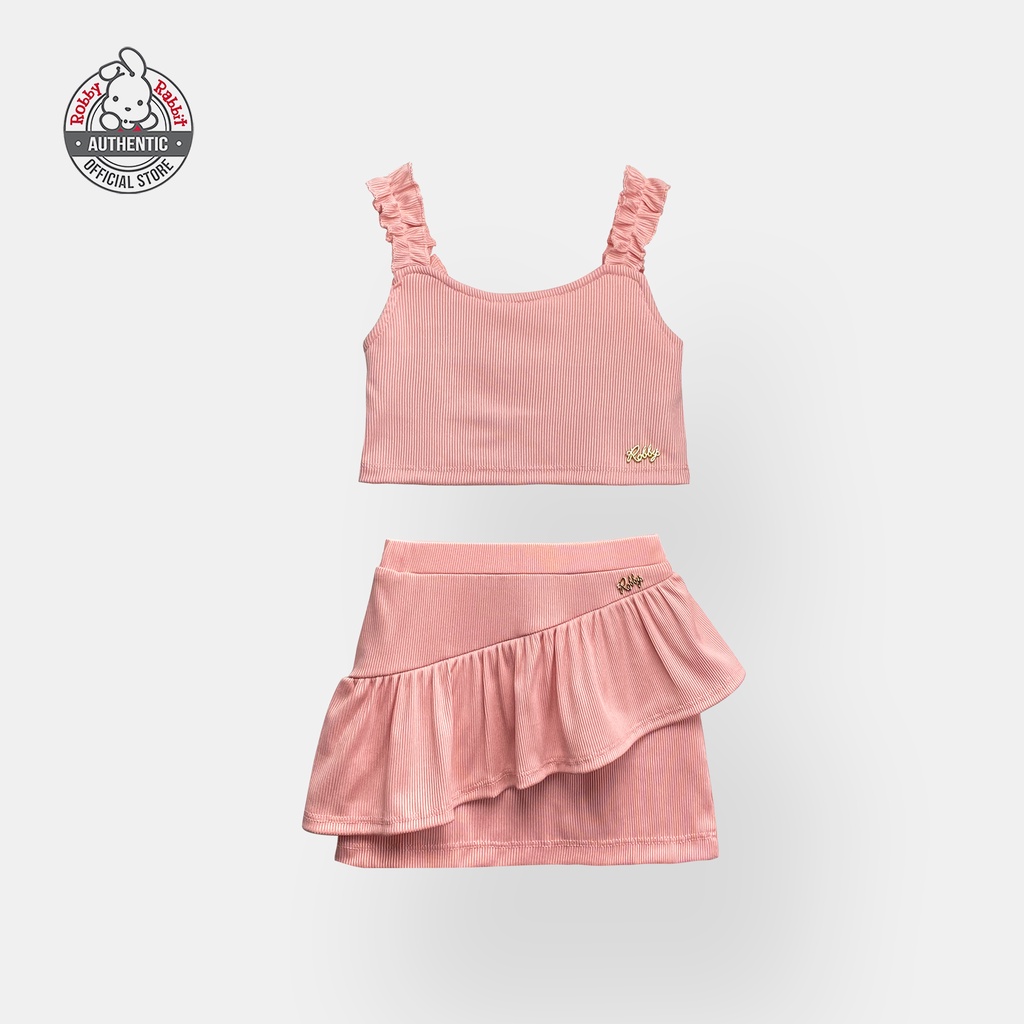 Robby Rabbit Sweet Frills Strap Blouse & Skirt Set | Shopee Philippines