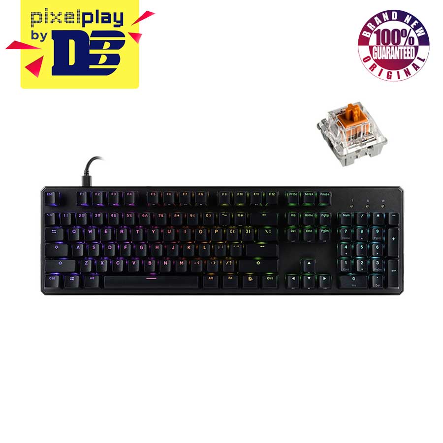 Tecware Phantom+ 104-Keys RGB Wired Mechanical Keyboard (Pre-Lubed ...