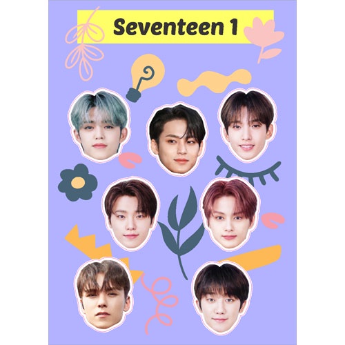 SEVENTEEN small sticker sheet | Shopee Philippines