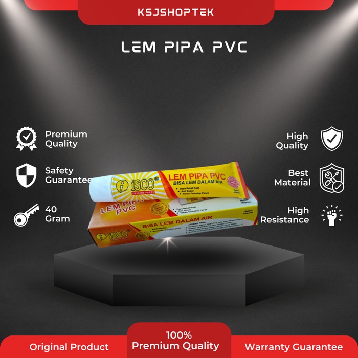 ISCO PVC Pipe Glue Can Be Adhesived in Water Paralon Toothpaste Tube ...