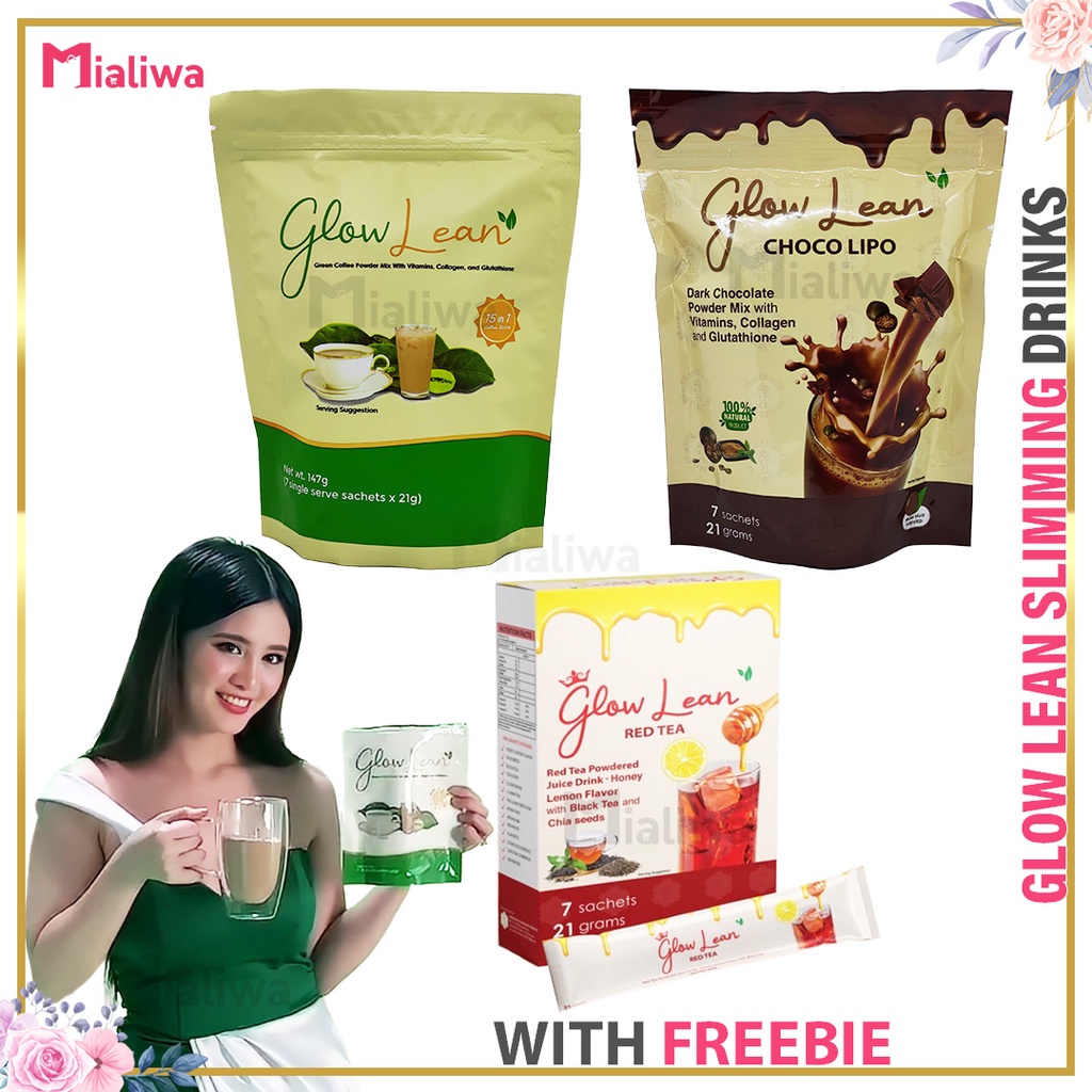 Gorgeous Glow Lean Green Coffee Choco Lipo & Red Tea, Pampapayat ...