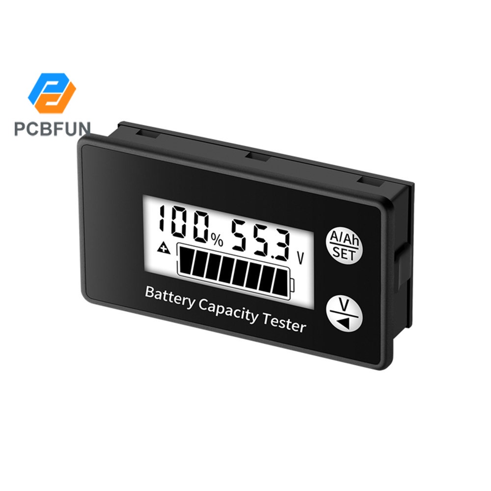 Pcbfun DC8-100V 6133 Coulometer LCD Screen Voltage and Electric ...