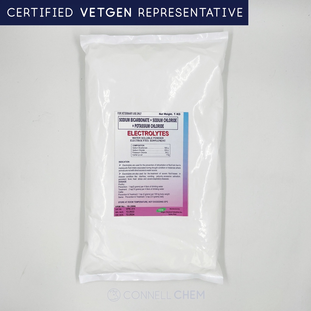 Electrolytes for Animals | Water Soluble Powder | Vet Product | 1Kg ...