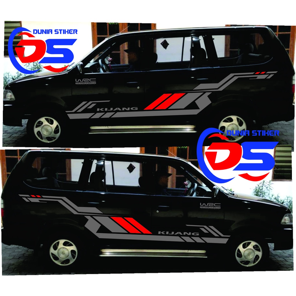 Hidayah sticker Kijang Lgx Car sticker Striping Kijang Car Body ...