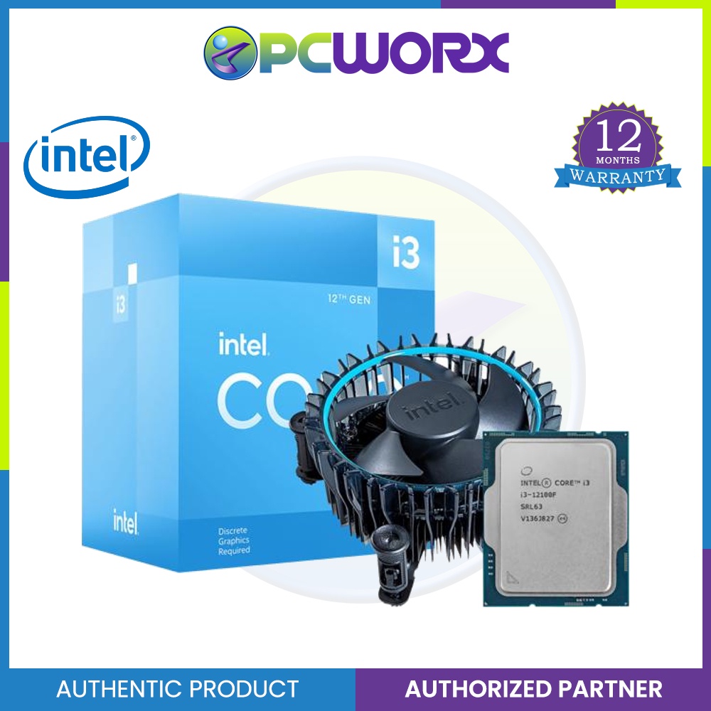 Intel Core i3-12100 4.3GHz 4-cores 8 Threads 12M Cache LGA1700 CPU Processor | Shopee Philippines