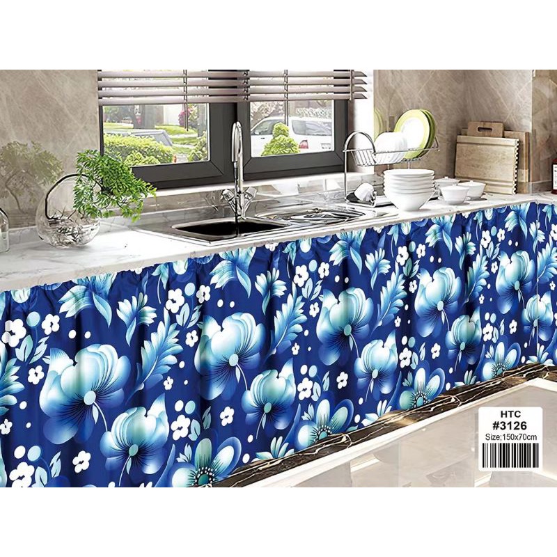 New Sale Lababo Curtain Kitchen Sink Curtain 150cm*70cm 1PC COD No Ring ...