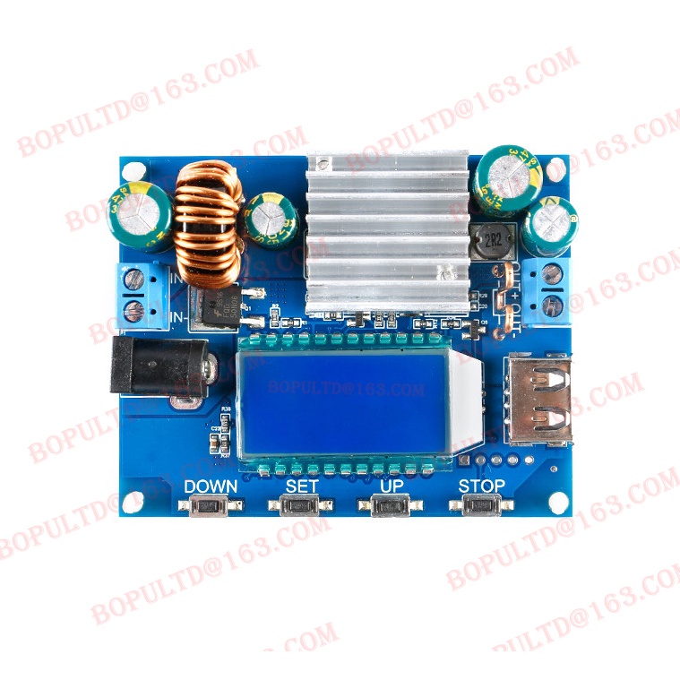 Adjustable Automatic Step UP DOWN Voltage Converter LCD Display DC-DC ...